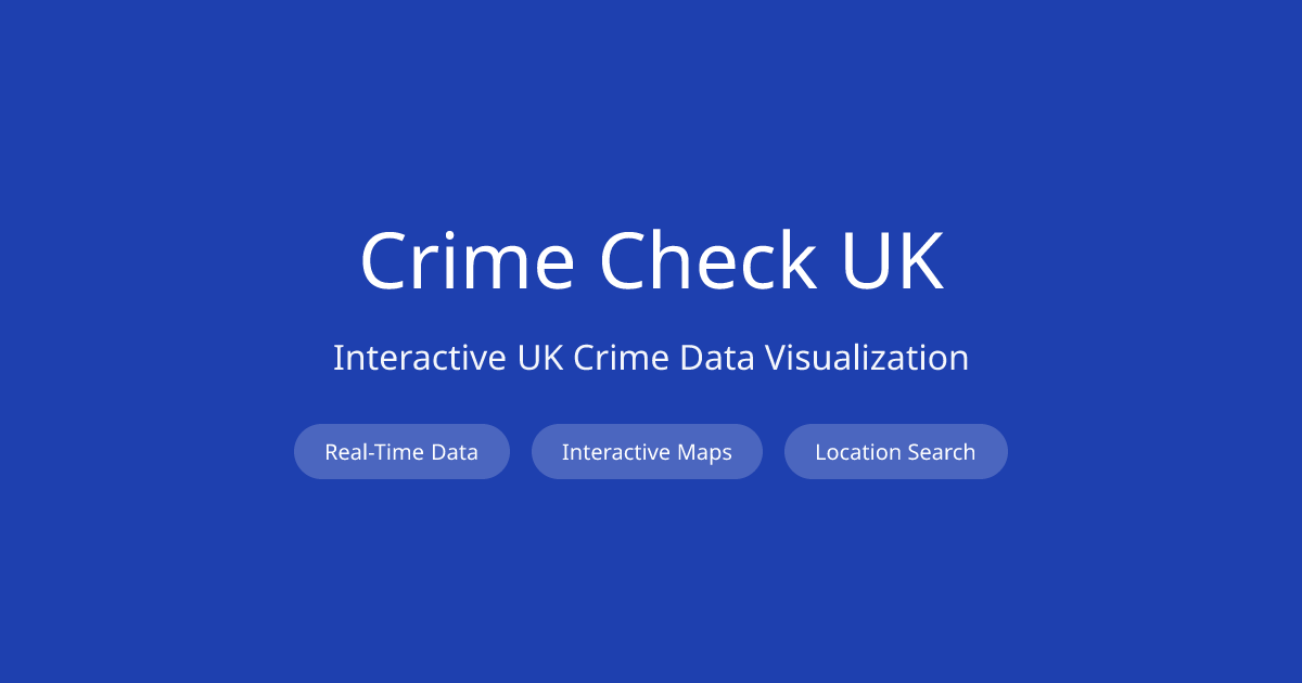 UK Crime Check - Search Crime Statistics & Safety Information by Location